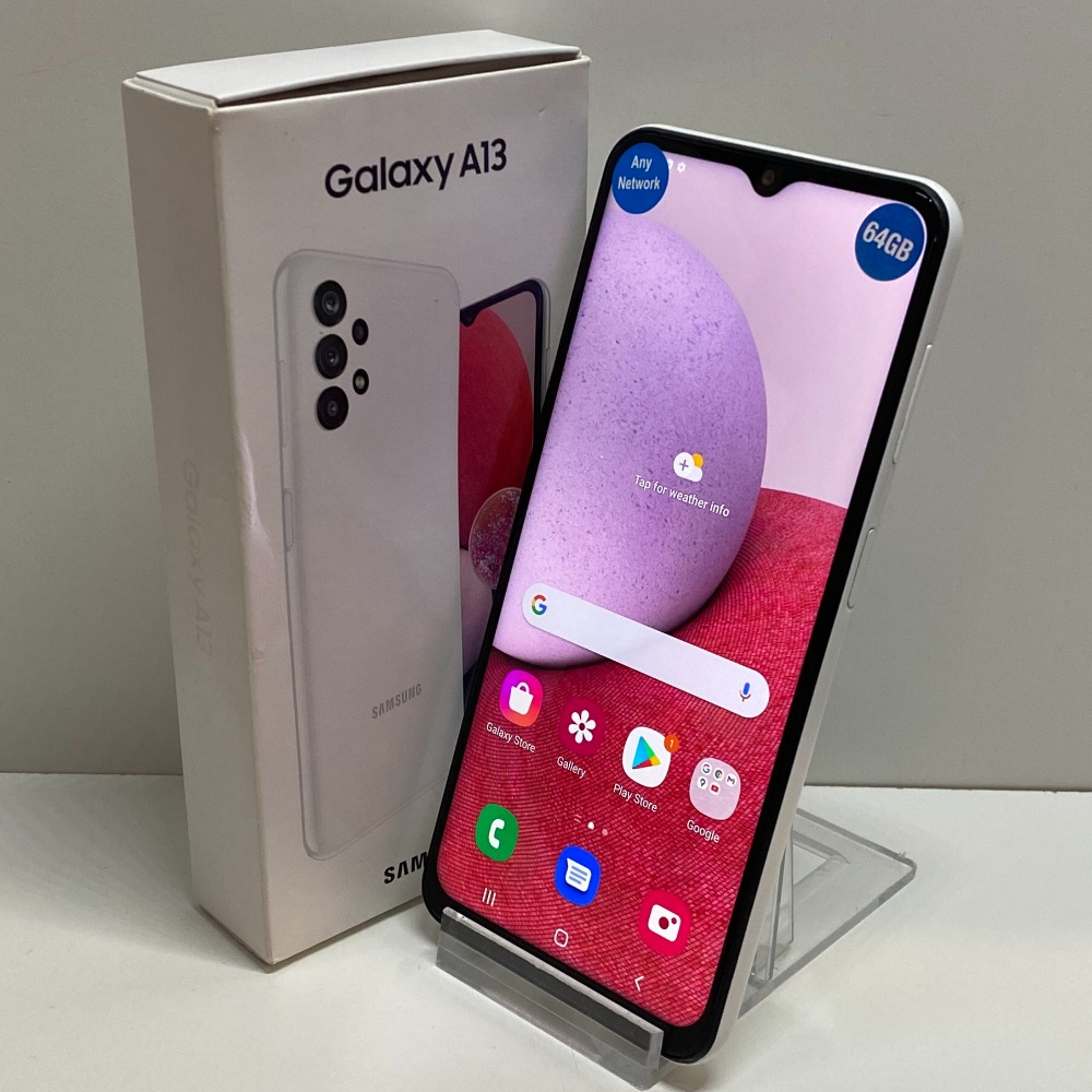 Pre-owned Samsung Galaxy A13 Unlocked Model SM-A135F/DSN 64GB in White ...